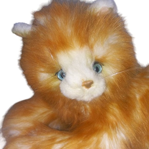 Russ | Toys | Vtg Yomiko Blue Eyed Orange Tabby Cat Realistic Russ ...